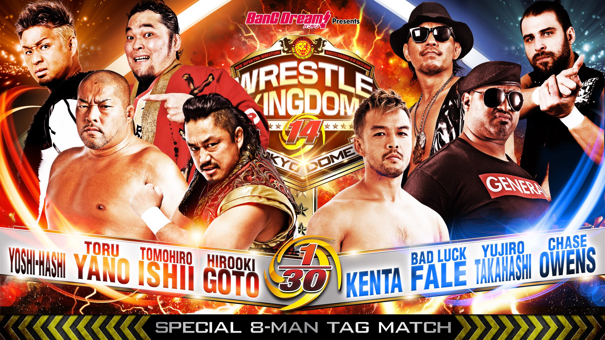 NJPW Wrestle Kingdom Night 1 Final Results: | Slice Wrestling