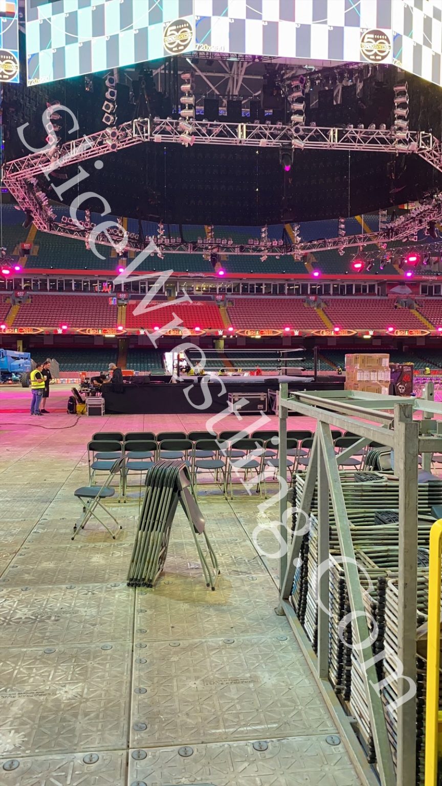 Exclusive Backstage Photos: WWE Clash At The Castle Photos Of Ring ...